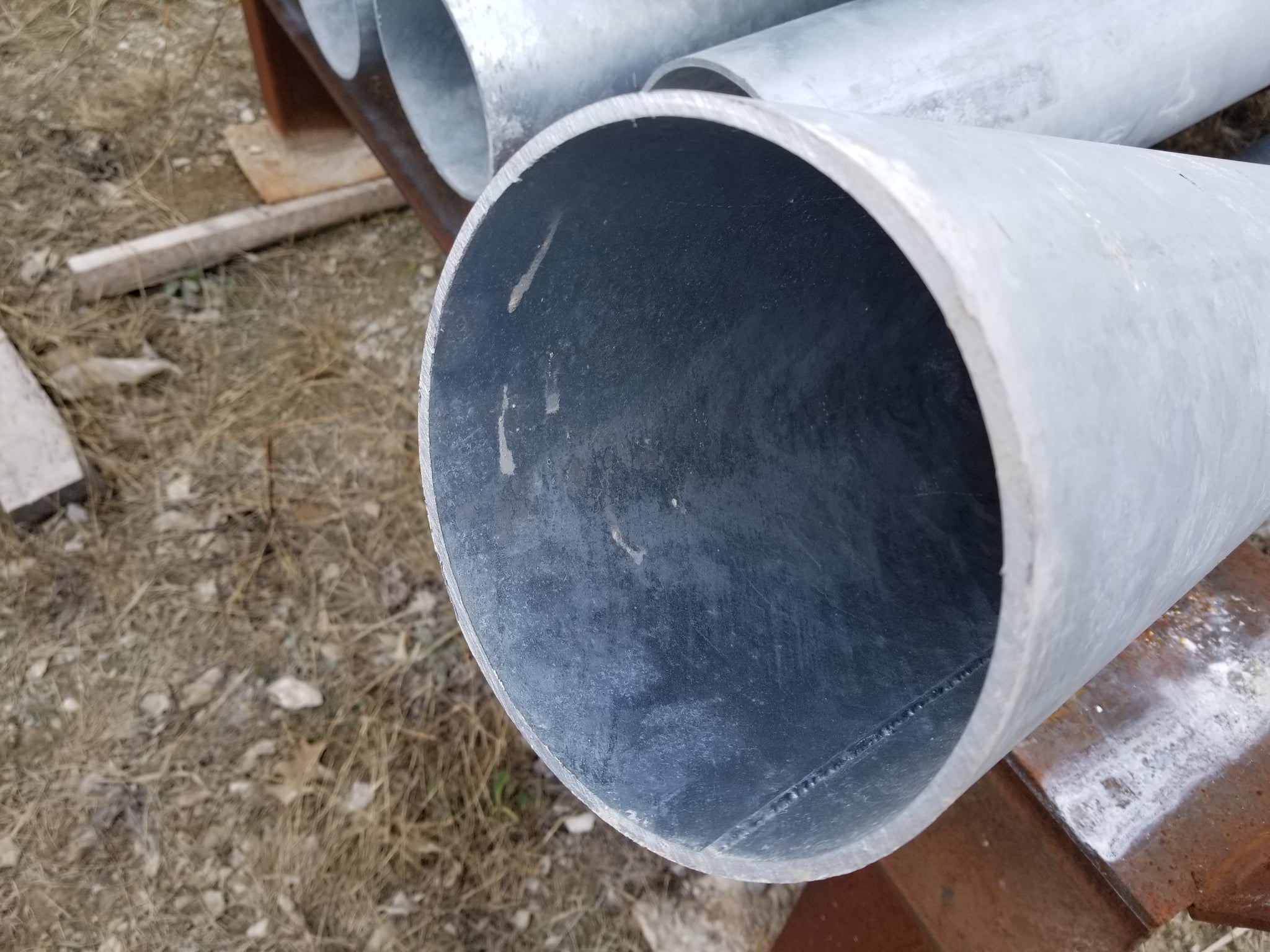Galvanized Pipe Bollard 6"(6.249" ID) X 6.625" OD – Des Moines Steel Inc.