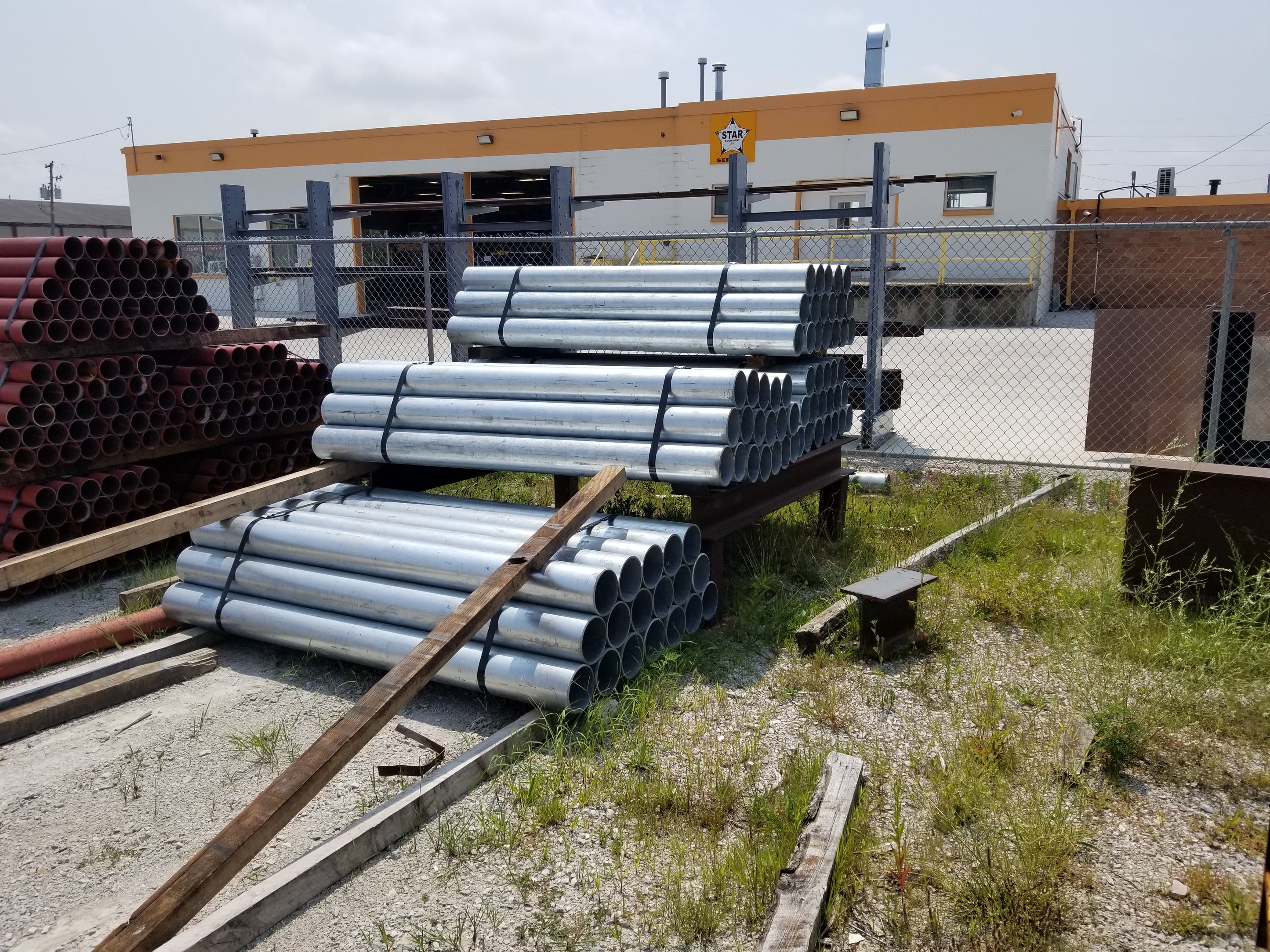 Galvanized Pipe Bollard 6"(6.249" ID) X 6.625" OD – Des Moines Steel Inc.