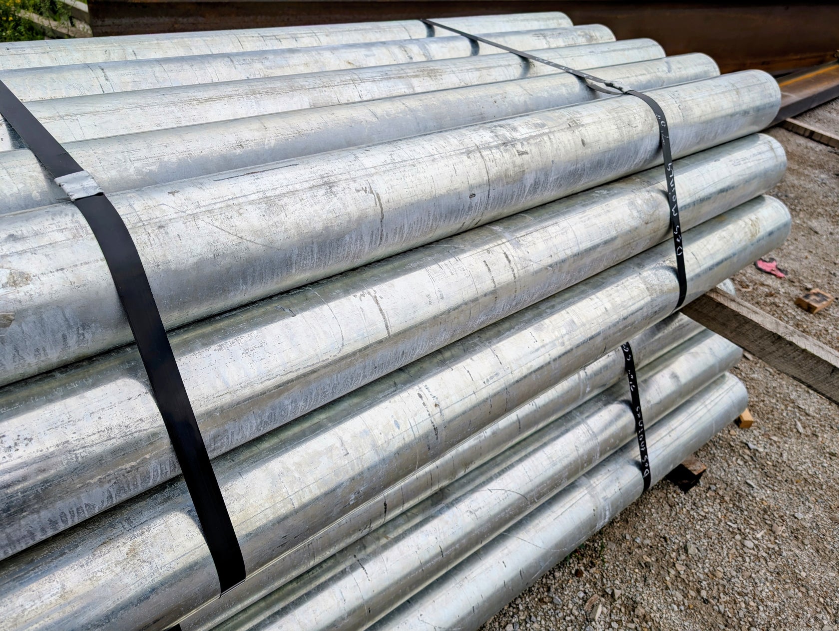 Galvanized Pipe Bollard 6"(6.249" ID) X 6.625" OD – Des Moines Steel Inc.